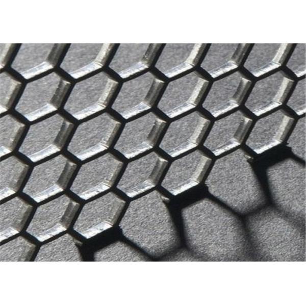Quality Light Weight Perforated Metal Mesh With Round Square Hex Hole Pattern for sale