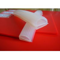 Quality Translucent Silicone Extrusion Cord 1-50mm Diameter FDA RoHS Certified for sale