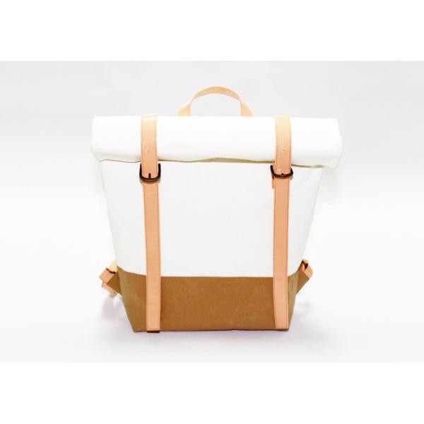 Quality Customized Washable Kraft Paper Backpack Recycled Lightweight Leisure Style for sale