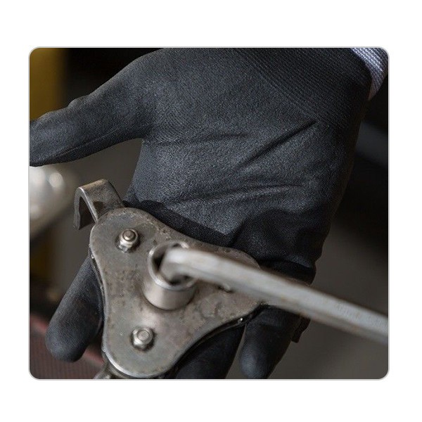 Quality Silicone Free Foam Nitrile Palm Mechanic Work Gloves for sale