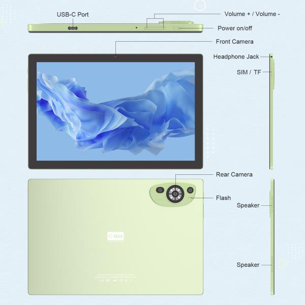Quality C Idea WIFI Android 14 Touch Screen Tablets With Keyboard and Mouse CM8200plus for sale