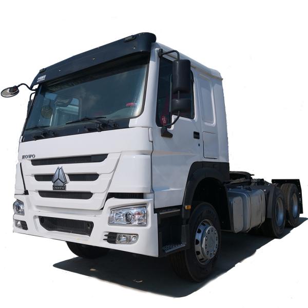 Quality HW76 Used Howo 371 Tractor Head 6800mm 10 Wheel  6x4 Tractor Head for sale