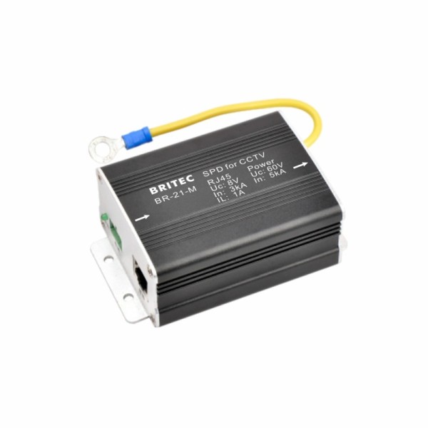 Quality 10kA Surge Protection Device with Quick Response Multi-stage Protection and Low Insertion Loss for CCTV Systems for sale