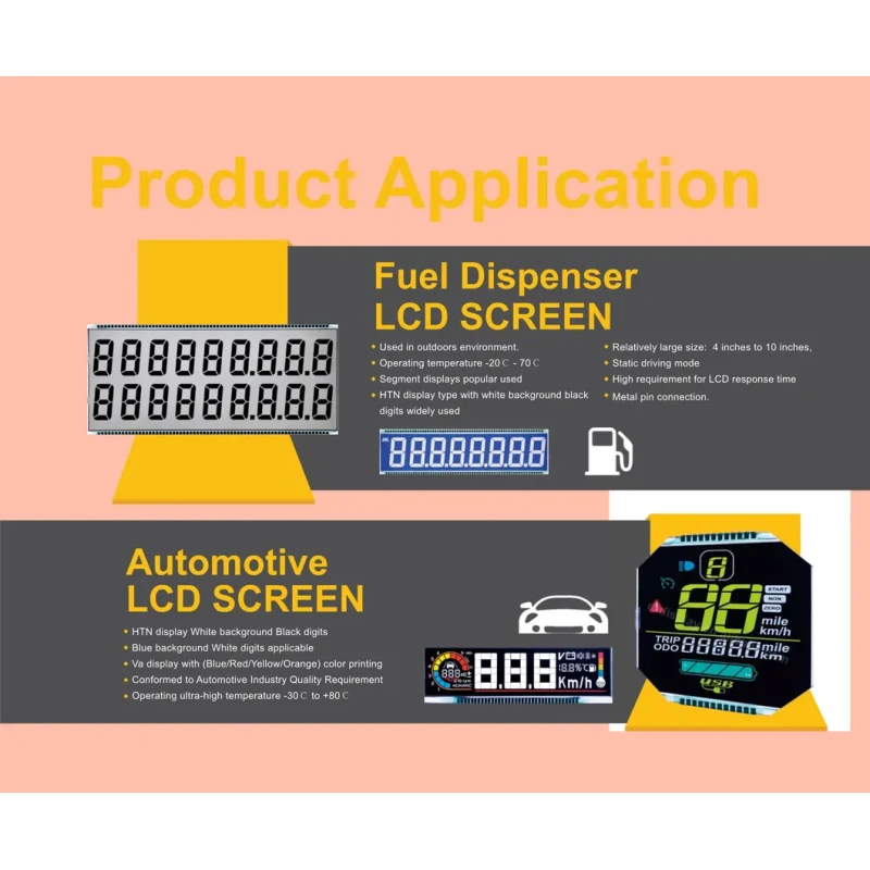Green Background LCD Module Display