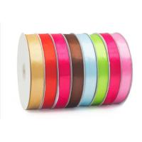 Quality 100 Polyester Custom Satin Ribbon With High Grade Four Color Fastness for sale