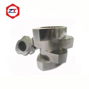 Quality Ppr Pipe Extruder Melting Zone Extruder Screw Elements Tool Steel / 6542 for sale