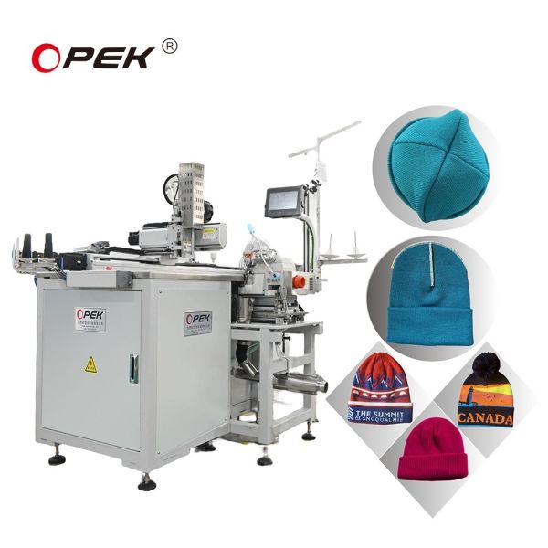 Quality OPEK-300HS Automatic Hats Sewing Machine Computerized Operation Flat-Bed for sale