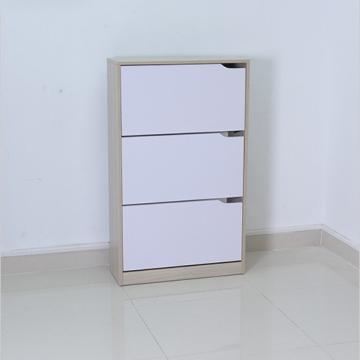 Quality Melamine MDF Mirrored Shoe Cabinet for sale