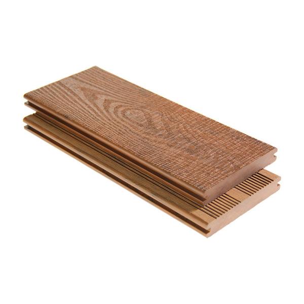 Quality Exterior Robust Wood solid edge Composite decking Trim Boards Customized Length for sale