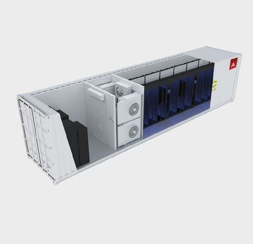 Quality ISO Prefabricated Container Data Center with 1100kg Static Payload Quick for sale