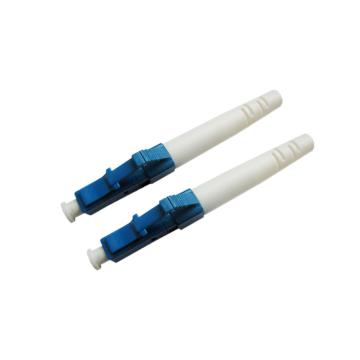 Quality CATV Simplex Multimode LC optical fiber connector Beige Housing for sale