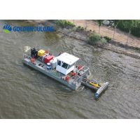 Quality Electrical Auger Head Suction Hydraulic Dredger Ship With Julong Auger Head For for sale