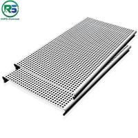 Quality S-Shaped Closed Aluminum Ceiling Strips Acoustic Suspended Ceiling Tiles for sale