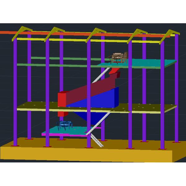 Quality Q355B Platform Steel Structure Customized Galvanized Steel Platform ISO9001 for sale