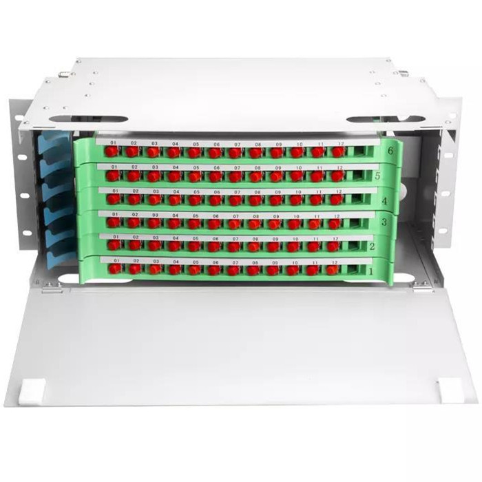 Quality FTTH CATV ODF Patch Panel 19 Inch FC 19 Inch FC Optic Distribution Frames for sale
