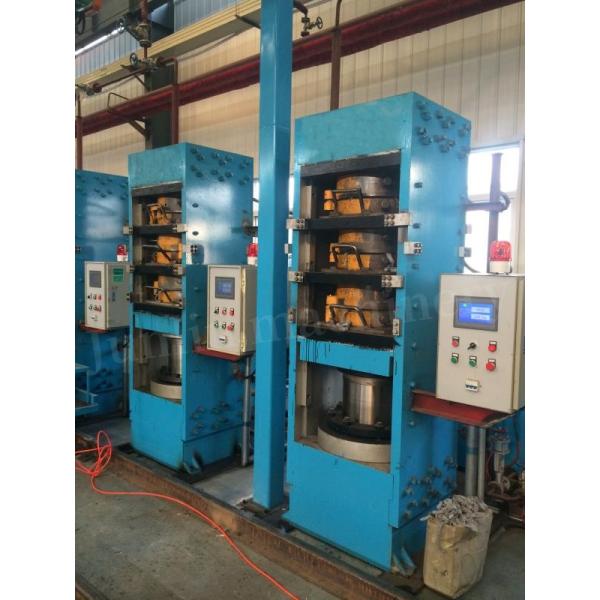 Quality PLC Controlled Solid Rubber Tire Vulcanizing Machine YLL-4/8000 4000kN-30000kN for sale