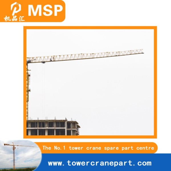 Quality Construction Site Flat Top Tower Crane For Safe Lifting Positioning for sale