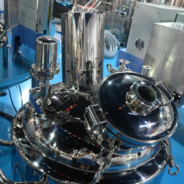 Quality 50L Hydraulic Lifting Cream Cosmetics Vacuum Emulsifier Mixer for sale