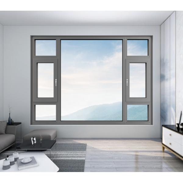 Quality Heat Resistant Aluminum Swing Window with Multi-point Locking System and Energy for sale