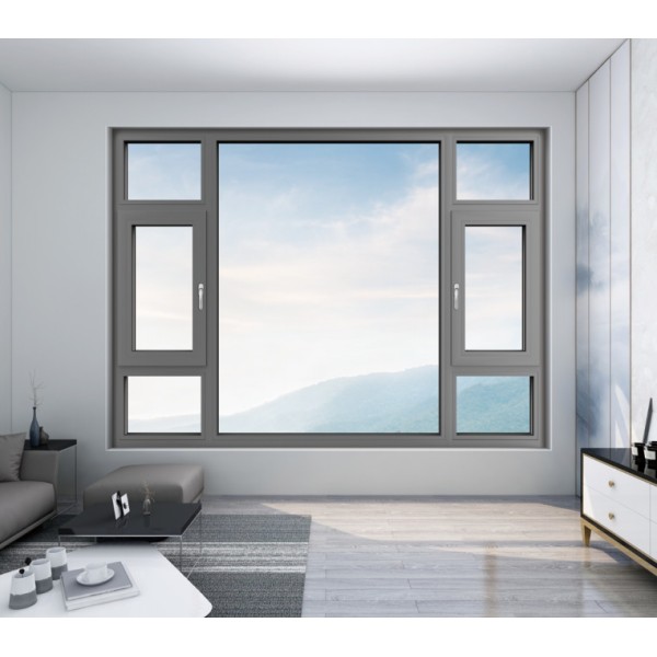 Quality Heat Resistant Aluminum Swing Window with Multi-point Locking System and Energy Efficient Design for sale