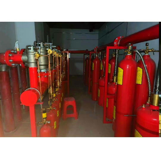 Quality Lightweight FM200 Fire Suppression System 5.6Mpa Pipe Network System Low for sale