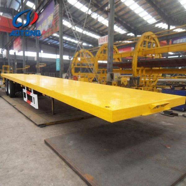 Quality Fuwa BPW Optional Flatbed Semi Trailer for Versatile and Flexible Cargo for sale