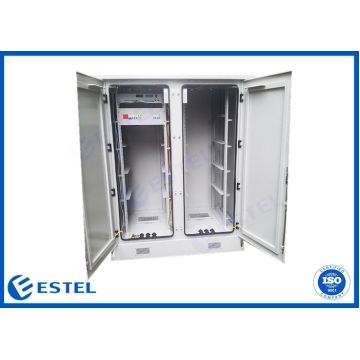 Quality 35u Rack Environment Monitoring Unit DC48V Fans Outdoor Telecom Enclosure for sale