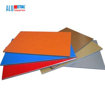Quality 6mm PVDF 2000mm Aluminium Composite Panel Partition Rainscreen Cladding Brushed for sale