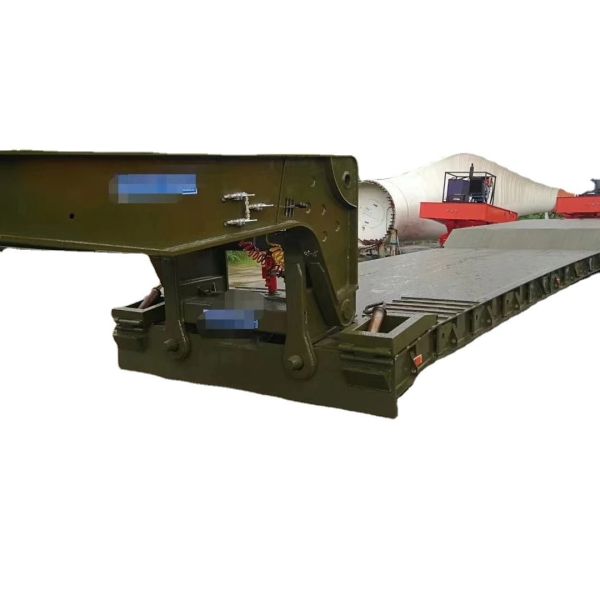 Quality Extendable Modular Detachable Gooseneck Semi Trailer With 14T Axle 13750*2550*3850mm for sale