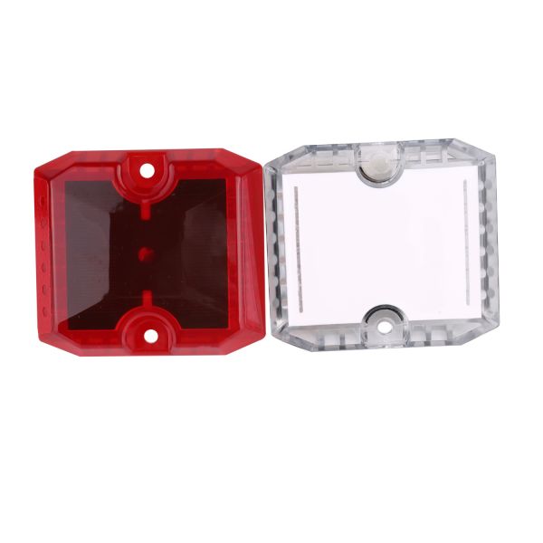 Quality Flashing Anti UV PC 115mm 200MA Solar Road Stud Light Long Lifespan for sale