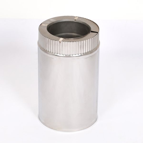Quality Weatherproof 12 Double Wall Chimney Pipe Fully Sealed Components High Density for sale