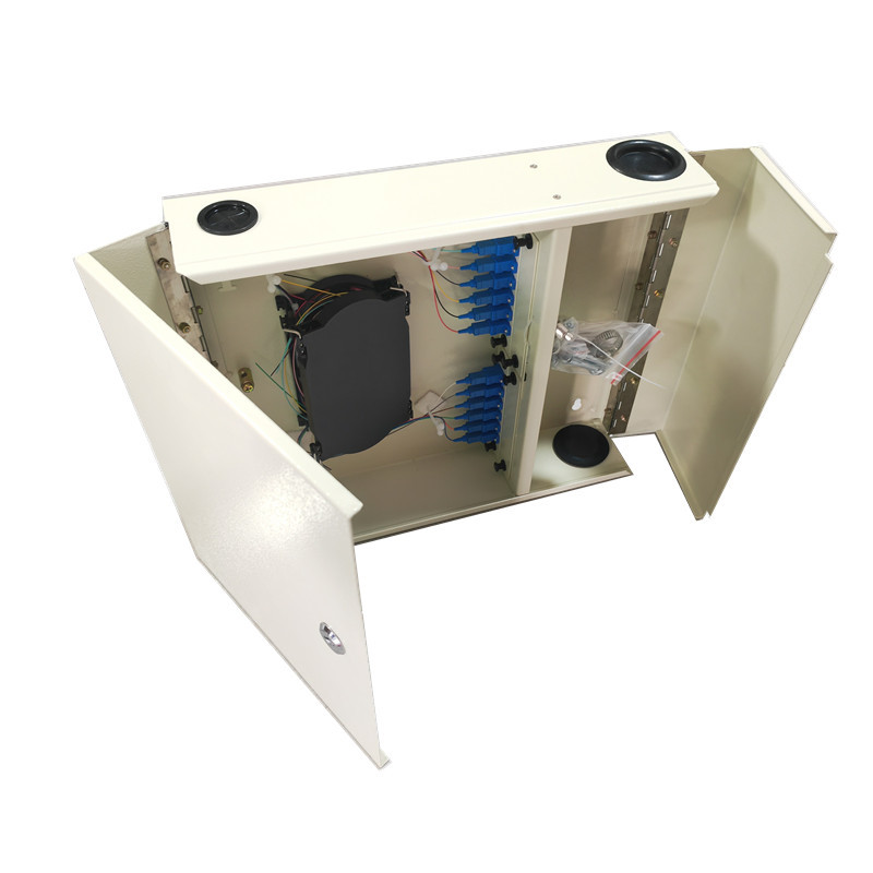 Quality OEM Wall Mount Splice Enclosure FTTH Fiber Termination Unit 48 Core for sale