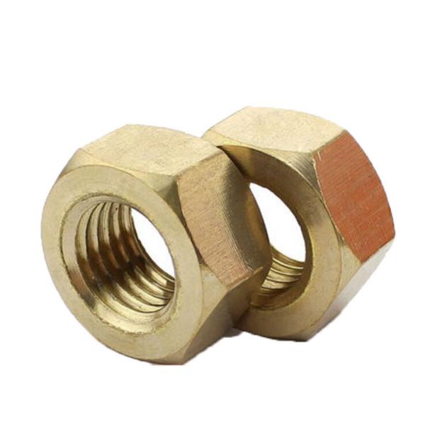 Quality Brass Hex Nuts Copper Fasteners Din934 Hex Nuts With Stock for sale