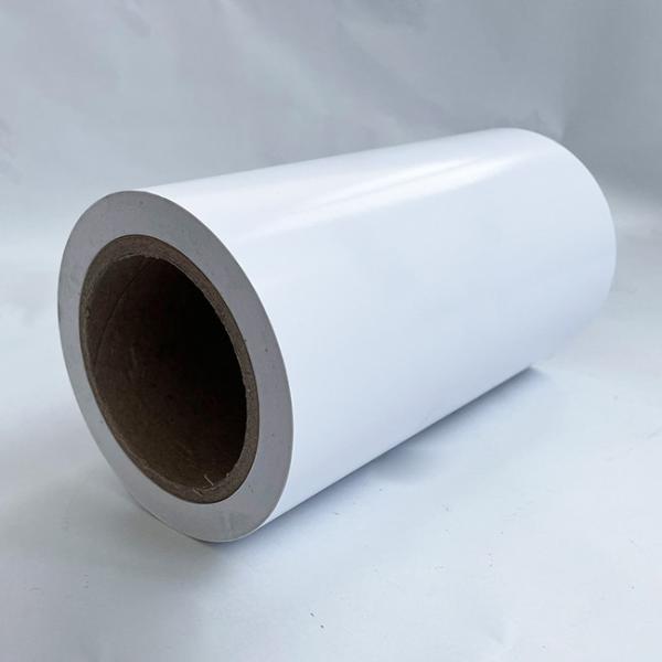 Quality Semi Glossy 80g Acrylic Glue White Glassine Liner WG1133 Model Self Adhesive for sale