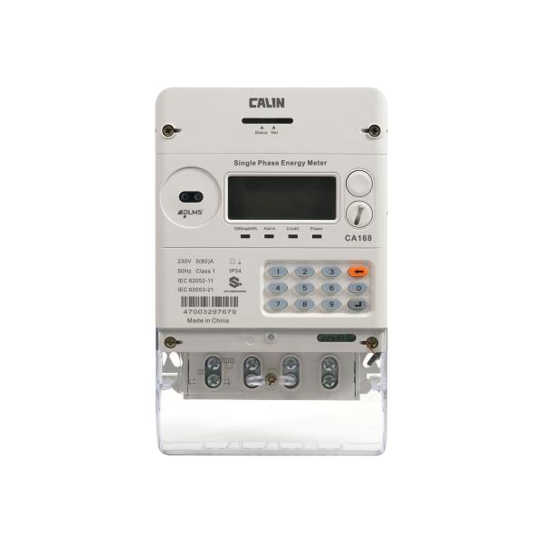 Quality Smart Electric Meters , Plug - In Module Single Phase Electronic Meter for sale
