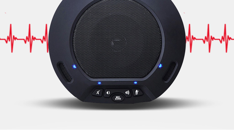 USB Conference Microphone Speaker Omnidirectional Echo Mic
