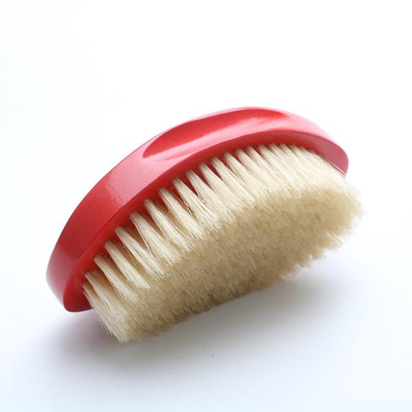 Quality Custom Logo Wood Handle 360 Wave Brush for Soft Medium Bristles Curly Hair for sale