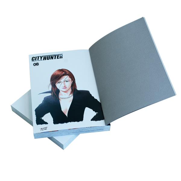 Quality A4 Full Color Manga Soft Cover Book Printing Service Perfect Binding for sale