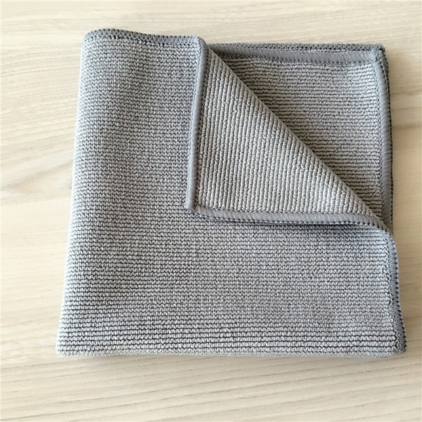 Quality Grey Microfiber Extra Thickness Pearl Cloth Car Cleaning Cloth 400gsm for sale