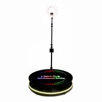 Quality 100cm Rotating Camera Automatic 360 Photo Booth Stretchable For 1 - 5 people for sale