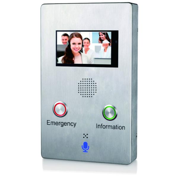 Quality IP Audio Intercom Hands Free Help Point Emergency Intercom For Metro for sale