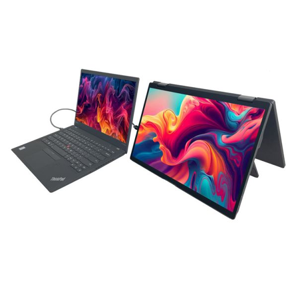 Quality 100w Portable Monitor Dual Screen Triple Display Laptop For Windows Mac System for sale