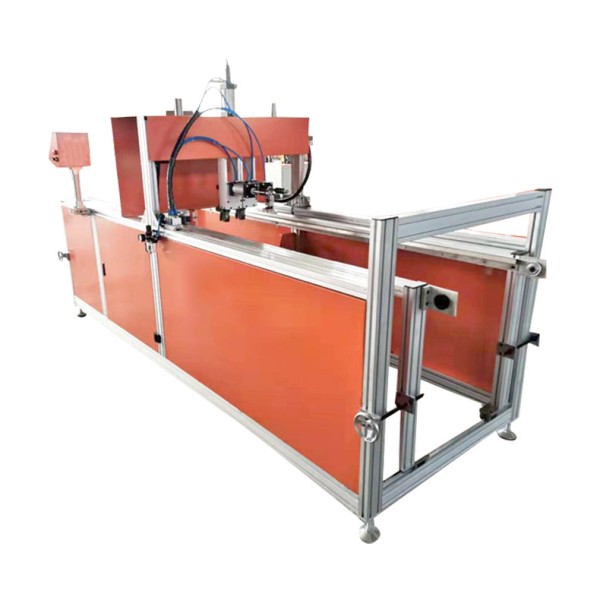Quality 220V / 380V Pocket Filter Making Machine Electric Inner Frame Clinching Machine for sale