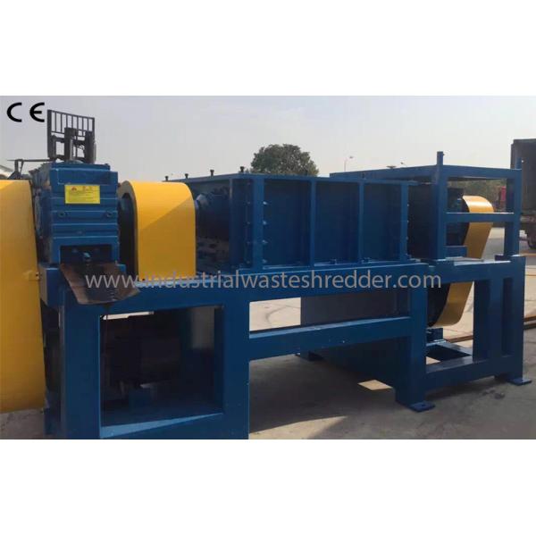 Quality Single Shaft Plastic Lump Shredder , Plastic Recycling Machine Large Propulsion for sale