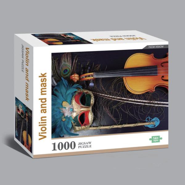 Quality Cardboard Map 1000 Pcs Jigsaw Puzzle Games For Adults Custom Printing OEM for sale