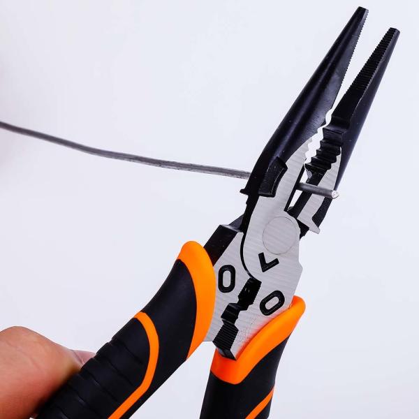 Quality Universal Nose Plier Tool 154mm For Stripping And Crimping for sale
