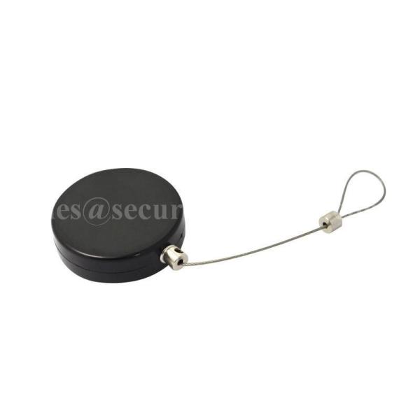 Quality Plastic Anti Shoplifting Round Recoiler With Adjustable Lasso Loop End for sale