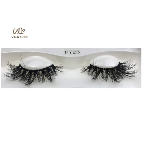 Quality Full Strips Cotton 19mm Mink Volume Eyelash Extensions for sale
