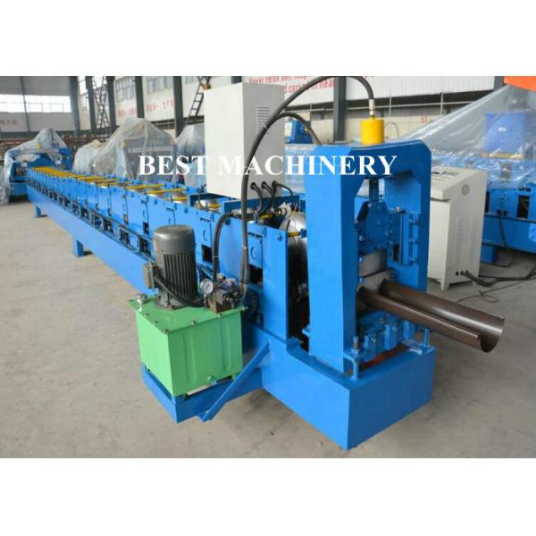Quality Downpipe / Down Spout Roll Forming Machine Automatic PLC Control for sale