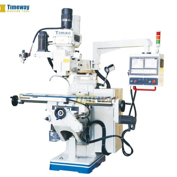 Quality High Accuracy CNC Turret Milling Machine with 5000 mm/min X/Y/Z-axis Rapid Feed for sale